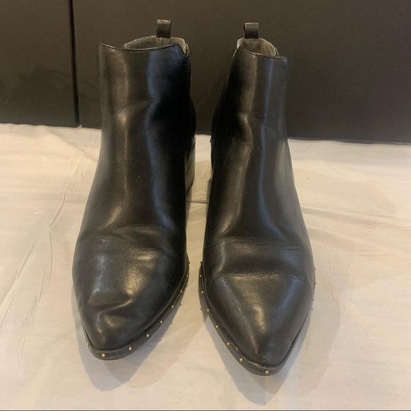 Bar III | Shoes | Bar Iii Black Studded Ankle Boots Size 6 | Poshmark